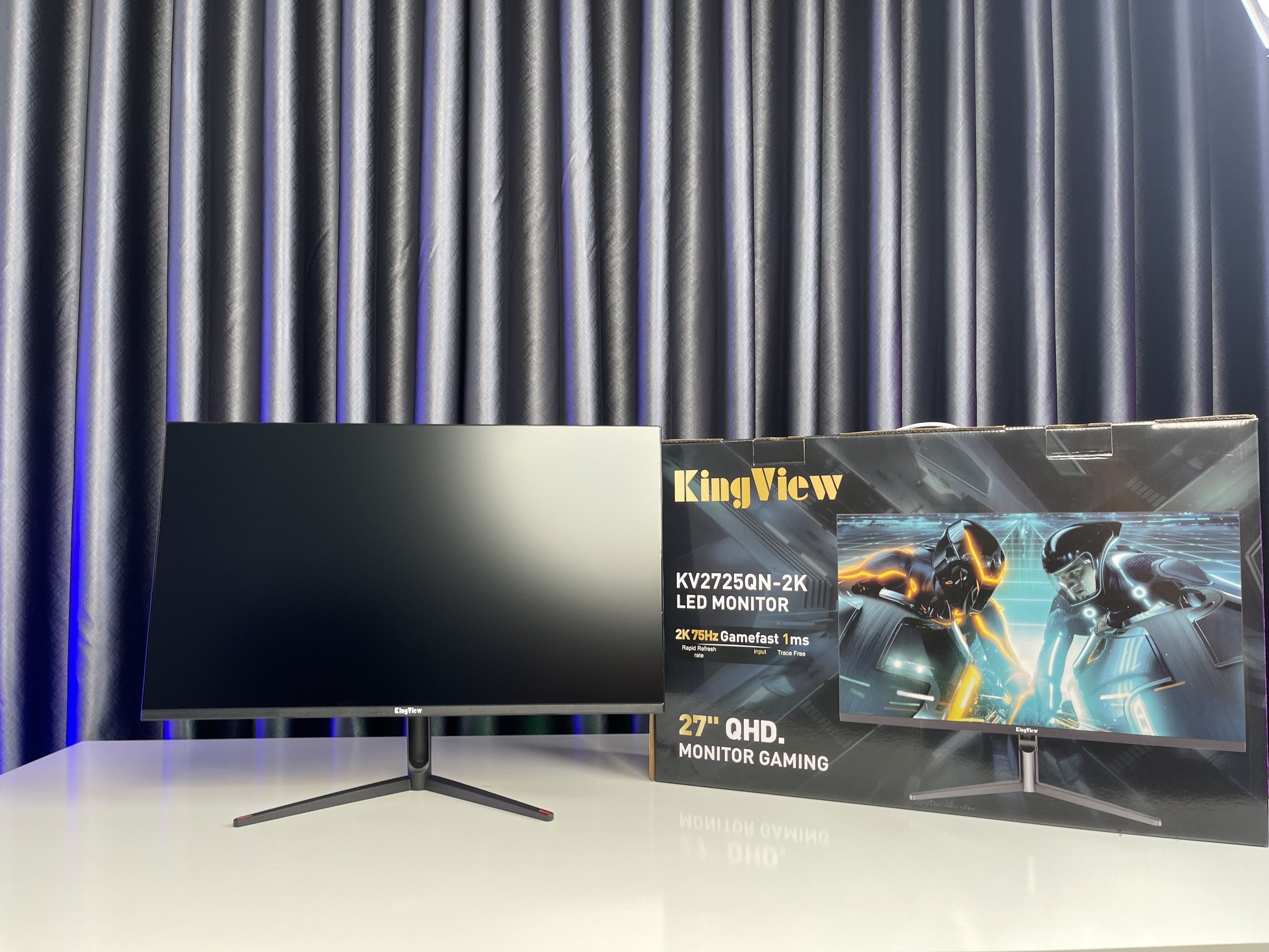 Màn hình 2K - Màn Hình 27 Kingview KV-2725QN- 2K full Viền 75Hz - Máy tính Hoàng Hà